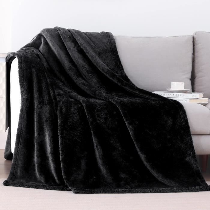 Couverture Polaire En Microfibre Douce, Couverture En Peluche Chaude Et ...