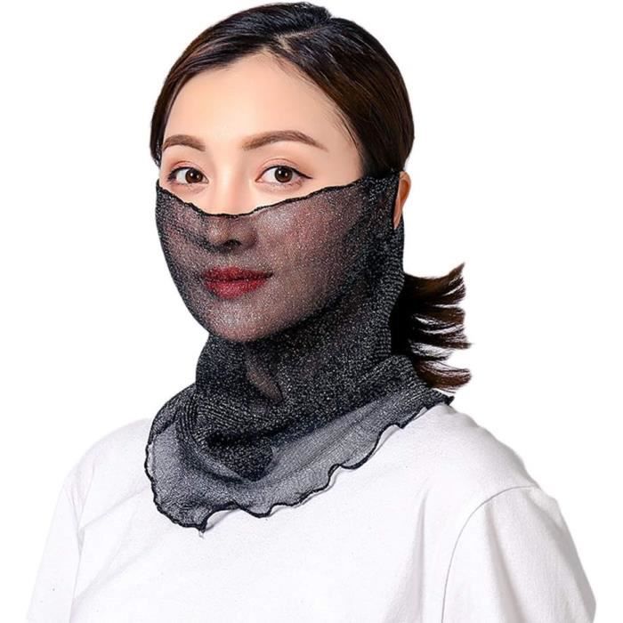 Foulard Femme Tour De Cou Soie Imitation Protection Solaire Printemps ...