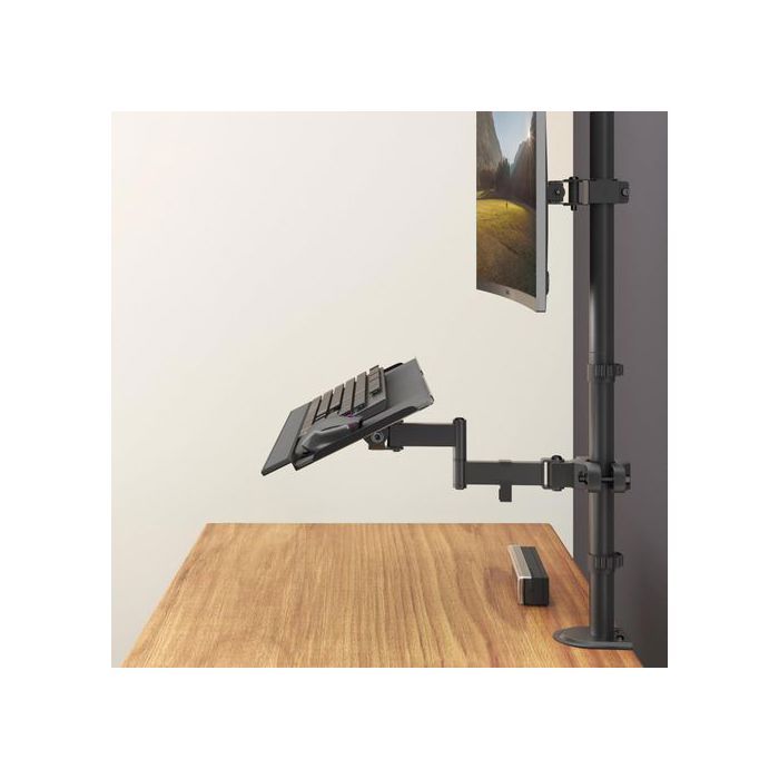 Support de plateau clavier PUTORSEN – réglable 360°, 65x23,6 cm ...