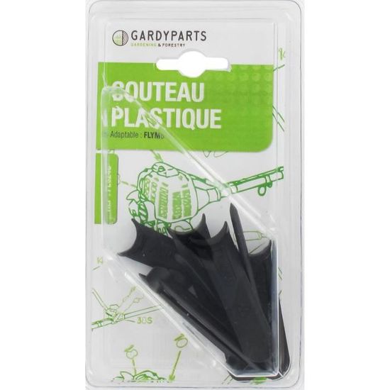Couteaux - FLYMO - Microlite - 10 Lames - Rouge - Manuel - Cdiscount Jardin