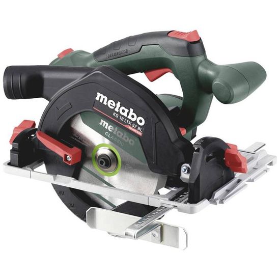 Metabo KS 18 LTX 57 BL Scie circulaire portative sans fil Profondeur de ...