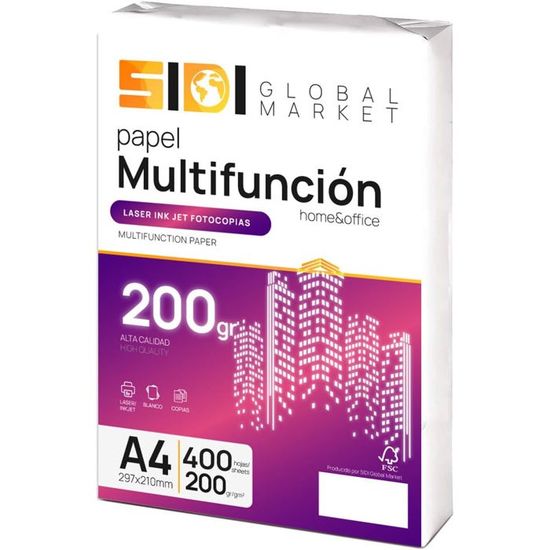 Papier A4 Papier A4 200 g Lot de feuilles multi-usages pour impression ...