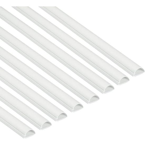 Goulottes - 30x15mm Moulure Décorative Demi-cercle Goulotte Électrique ...