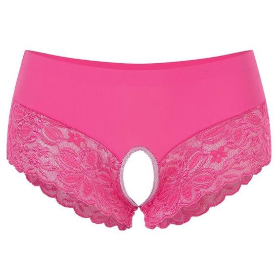 YIZYIF Femme String Sexy Ouvert Entrejambe Dentelle Sous-vêtement ...
