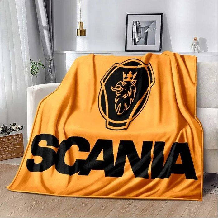 S-Scania Truck Blanket,Fashion Art Print,Warm Cover,Peluche,Sleeping ...