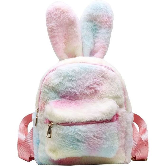 Sacs à dos de Lapin Mignons pour Filles Sac à dos avec Oreilles de Lapin Sac à Bandoulière en ...