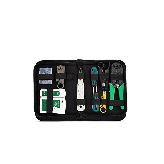 Kit Réseau Professionnel RJ45/RJ11, Sertisseuse Testeur Câble et ...