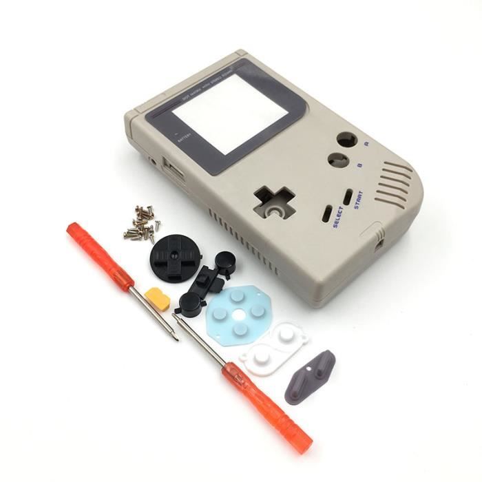 Gris - For Game Boy Classic Game Replacement Case Plastic Shell Cover ...