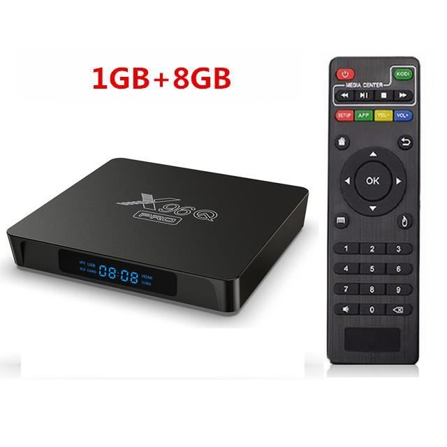 Ue Plug - Boîte de télévision 1G 8G - Boîtier Smart TV X96Q PRO Android ...
