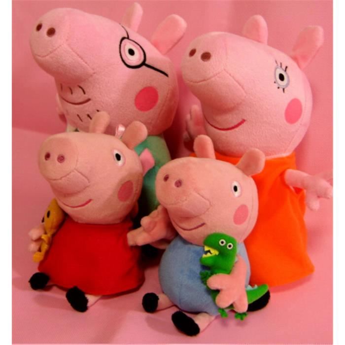 L&M® la famille de porc Pepe 4 pieces Peppa pig poupée Enfants jouets ...