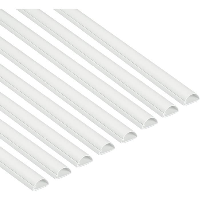 Goulottes - 30x15mm Moulure Décorative Demi-cercle Goulotte Électrique ...