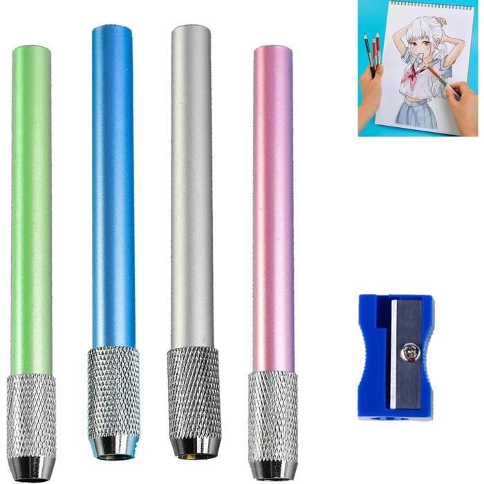 Prolongateurs De Crayon,Outil Extension De Crayon,Rallonge Support Crayon,Métal Rallonge Crayon ...