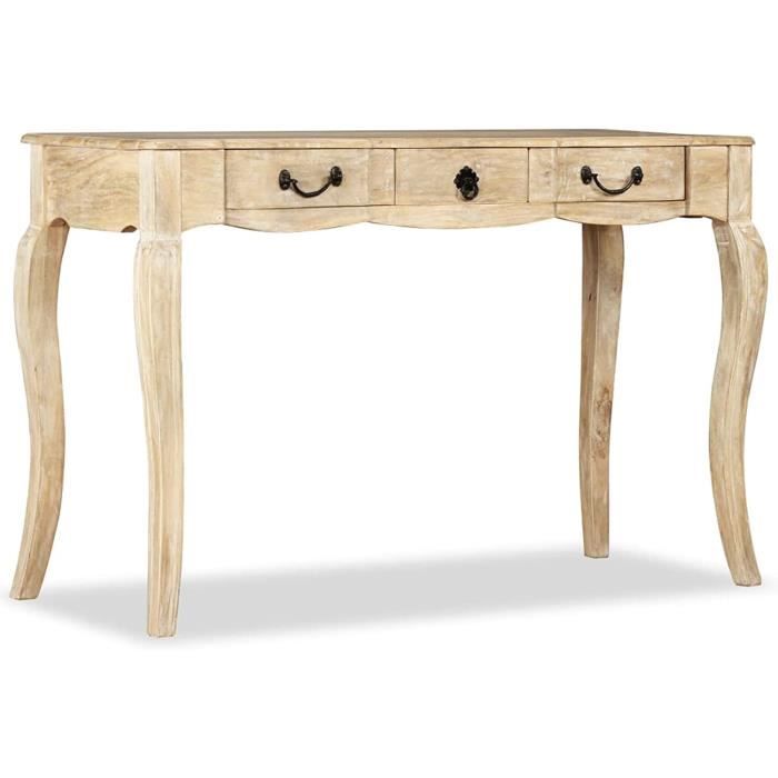 Table console de réception en bois massif poignée 120 x 50 x 80 cm[1459 ...