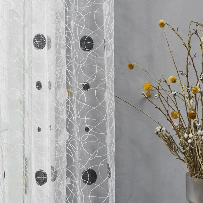 Photophore - Lanterne A Bougie EISD8 Bird Nest Sheer Curtains Dots ...