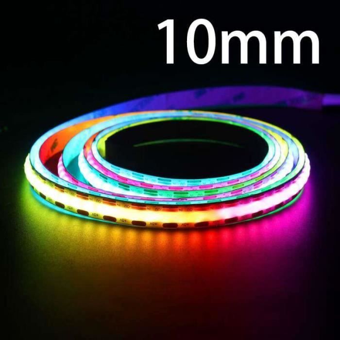 BANDE LED,Rgb Pixel 10mm 2m Bande lumineuse LED COB adressable réplique ...