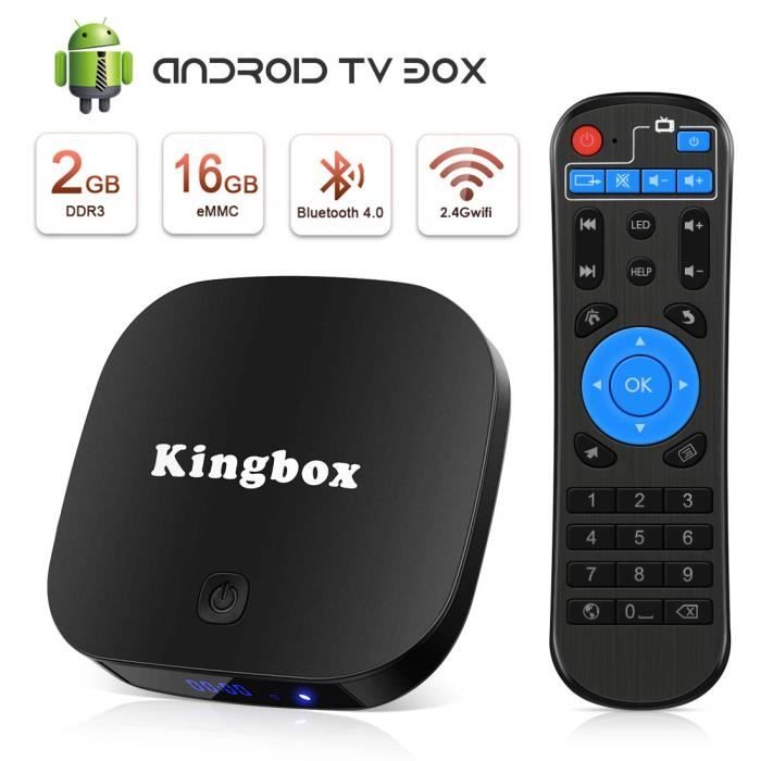 Kingbox® K2 Android tv box 4K HD 2+16GB RK3229 H.265 2019 Version ...