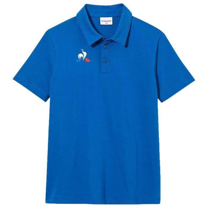 T-shirt garçon - Coq Sportif - Polo SS Presentation Cobalt - Manches ...