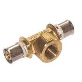 Té femelle pour tube multicouches - Diamètre : 20 - 1/2 - 20 ...