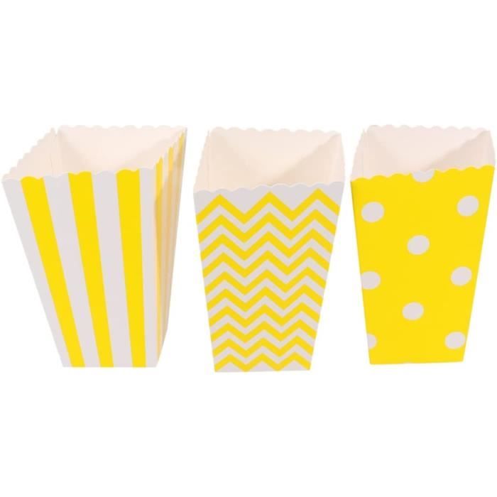 60Pcs Boîte De Pop-Corn Snack Box Container Conteneurs Jetables Bonbons ...