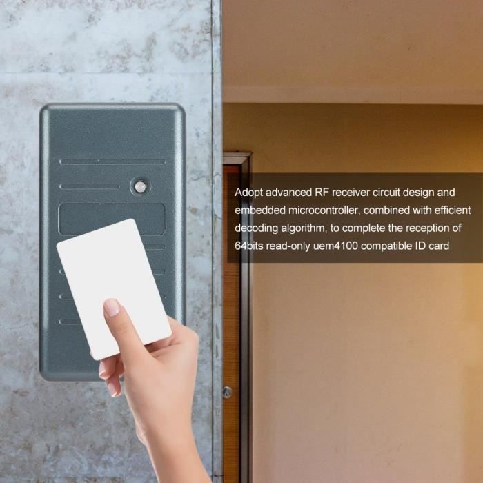 DUO Lecteur de carte RFID Lecteur de contrôle d'accès de carte RFID de ...