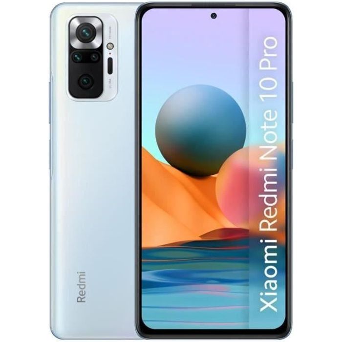 XIAOMI Redmi Note 10 Pro 8+128 Go Bleu - Cdiscount Téléphonie