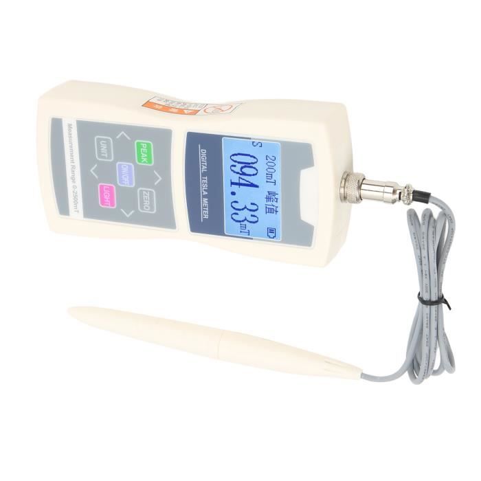 YOSOO testeur de champ magnétique Teslas Meter Numérique, Teslas Gauss ...