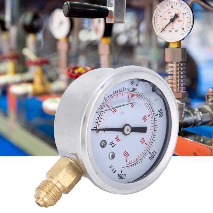 YOSOO Manomètre Pressure gauge, Machines Y60 Radial Pressure gauge oil ...