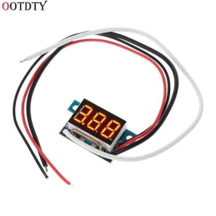 MGT01768-MULTIMETRE,Ampèremètre numérique à LED cc 4V-30V 0-10A ...