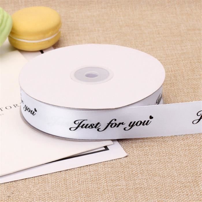 RUBAN ADHESIF ELECTRICITE,White ribbon-10meters--Ruban en satin ...