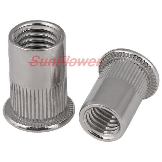 ECROU,Flat Head-M8 10PCS--5-10-20pcs 304 À Tête plate En Acier ...