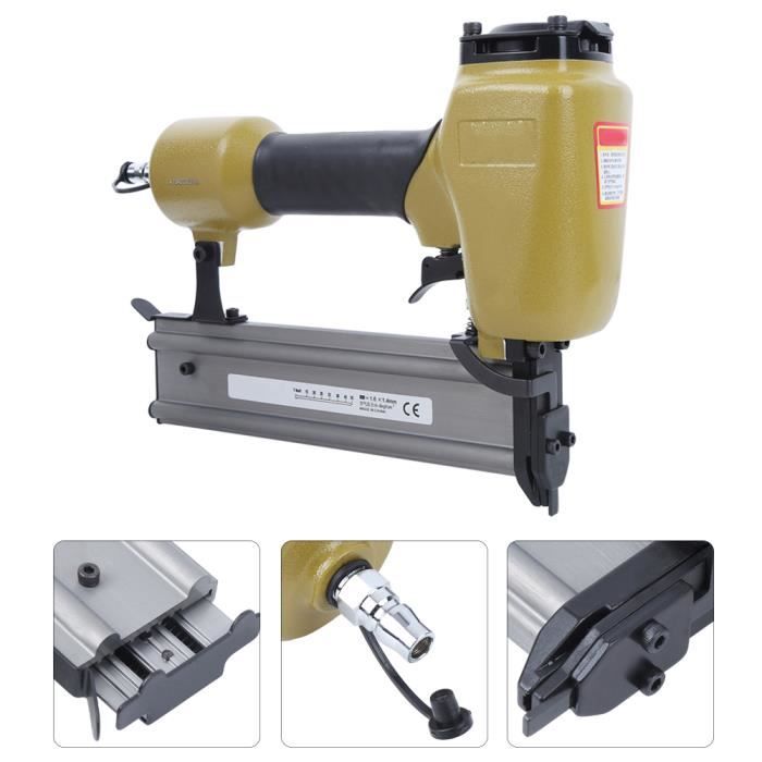 ZJCHAO Agrafeuse pneumatique Narrow Crown Stapler, T50SA Pneumatic ...