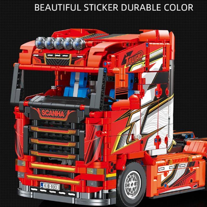 Kit de construction - Technik Camion Scania - 1708 pièces - Plastique ...