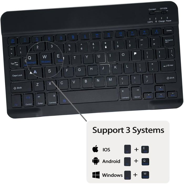 Étui Avec Clavier Pour Samsung Galaxy Tab S5E 10,5" Coque Avec Clavier ...