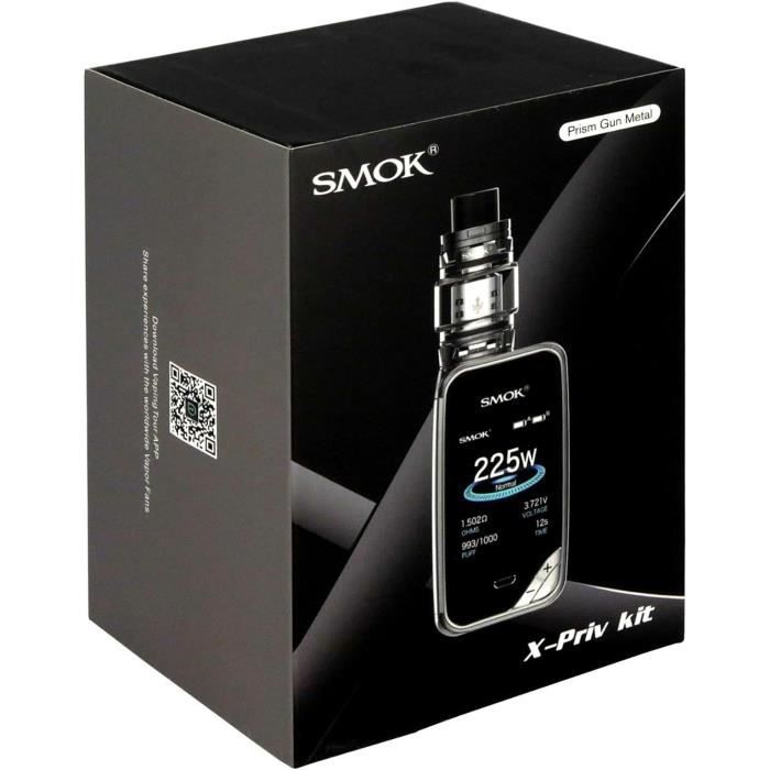 Smok X-Priv + Tfv12 Prince Kit, 225 w, 8.0 ml, Cigarette Électronique ...