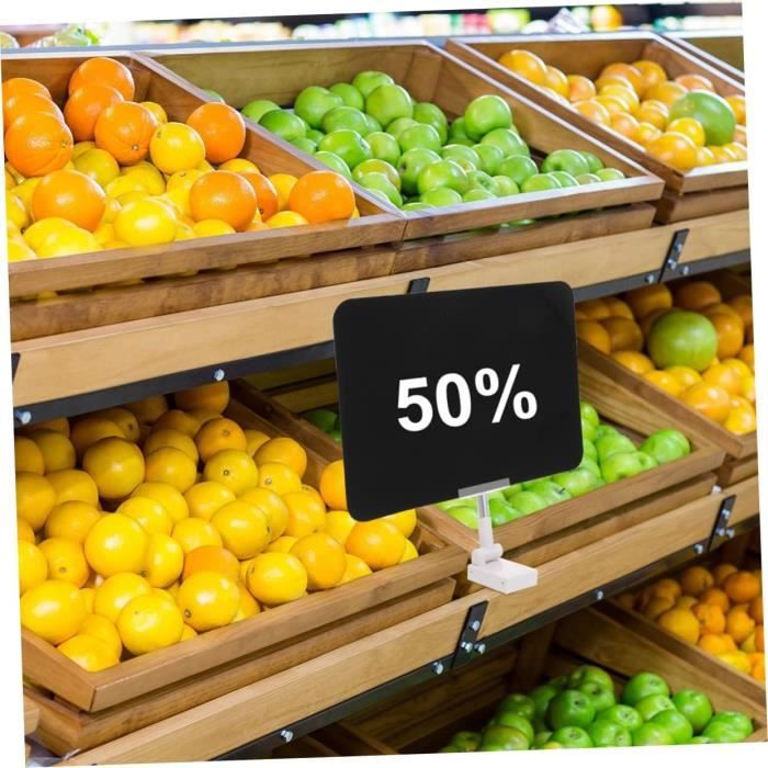 7 Pièces Tableau De Prix Réinscriptible Étiquettes Alimentaires Signes ...