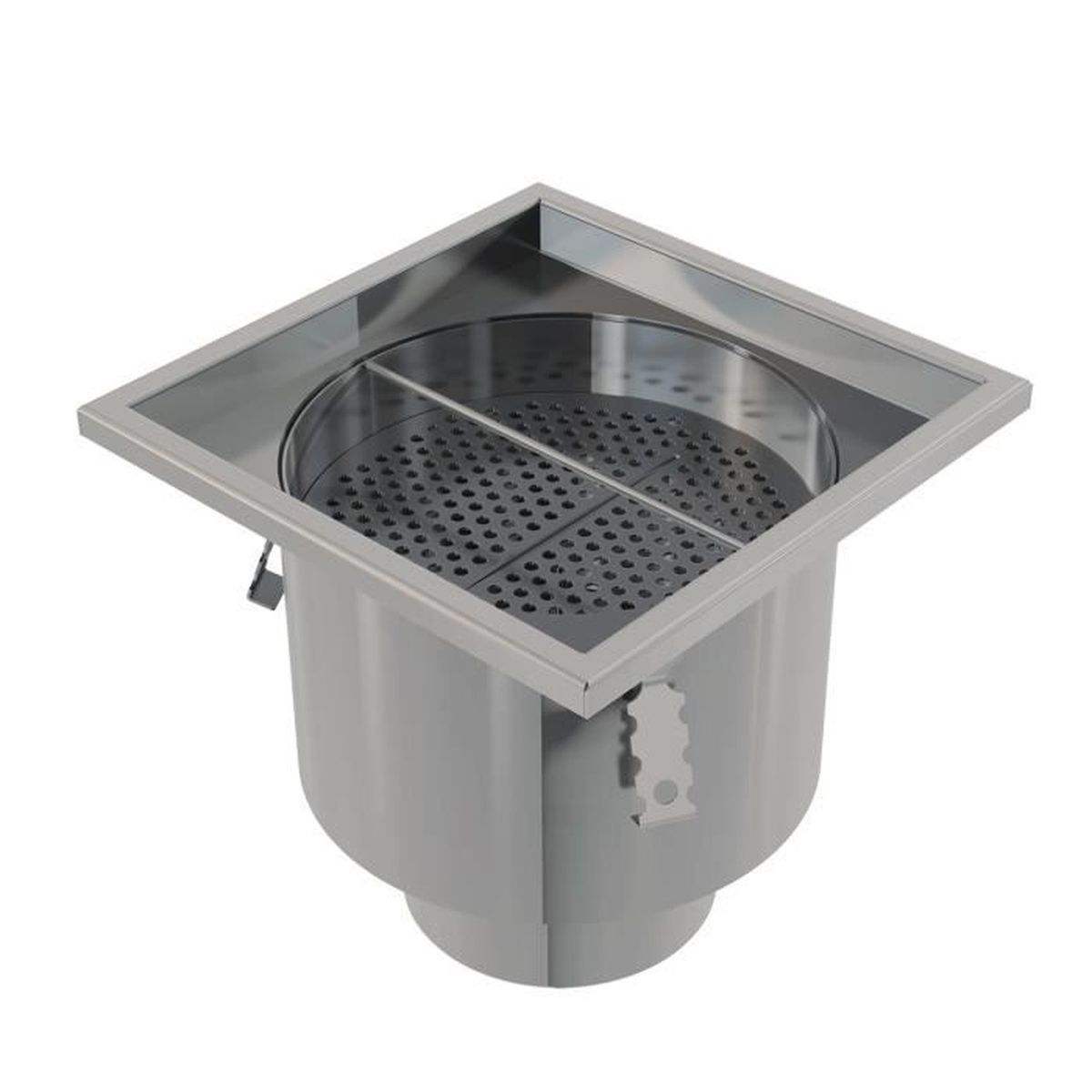Siphon de sol industriel-inox 300X300 AISI 304 - Cdiscount Bricolage