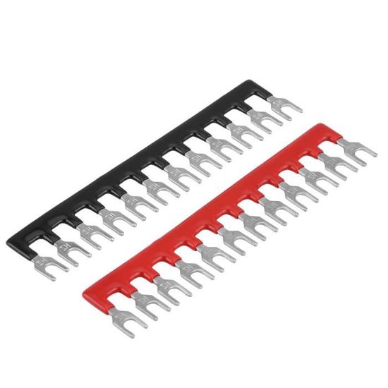 Ashata bornier à vis 600V 15A 5pcs double rangée 12 positions 600V 15A ...