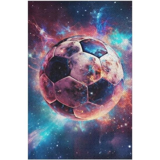 Football Puzzle En Bois 1000 Pièces, Diy, Divertissement Créatif ...