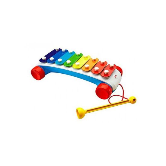 Xylophone a roulettes 8 touches arc-en-ciel Fisher Price - Jouet ...