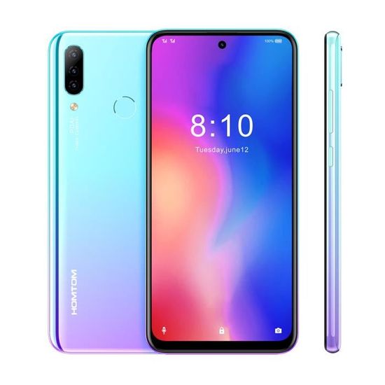 HOMTOM P30 pro Android9.0 téléphone portable 4GB RAM 64GB ROM 4000mAh 6 ...