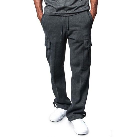 Pantalon de jogging - Cargo de jogging pour homme style Gris_foncé - Cdiscount Prêt-à-Porter