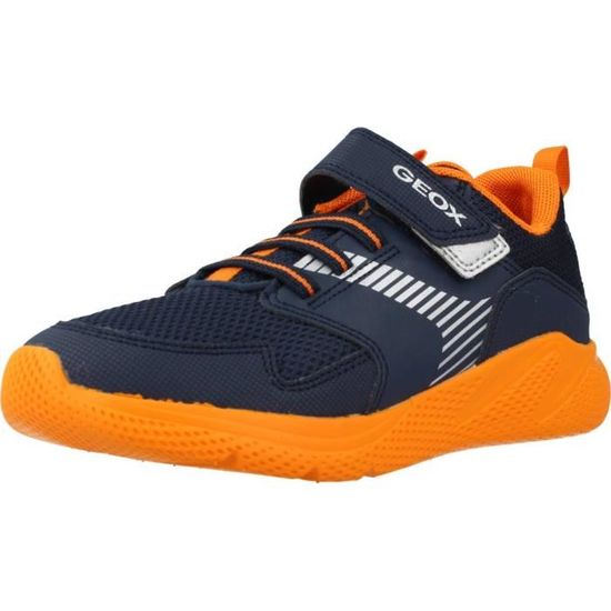 Basket GEOX - 135324 - Bleu - Garçon - Enfant - Synthétique - Lacets ...