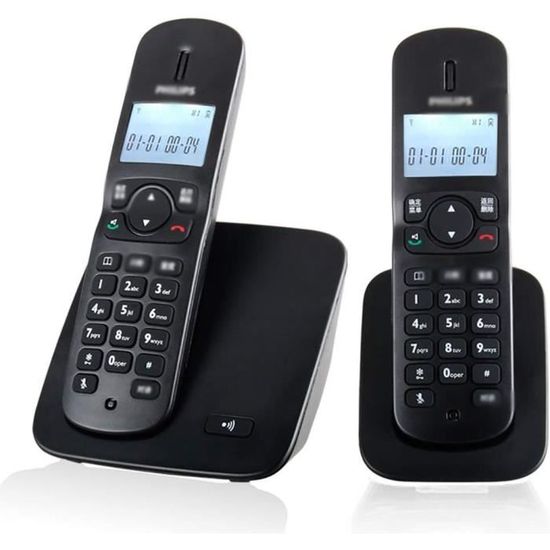 Téléphone Fixe Et Corded sans Fil numérique Combo Téléphone, avec Smart ...