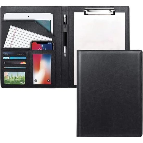 ZMREN Porte Document A4, Porte Bloc A4 Avec Pince, Classeur à clip en ...