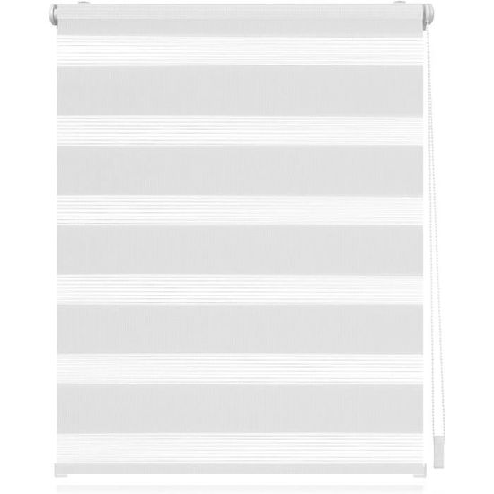 Klemmfix Store Déroulant Avec Système De Fixation, Polyester, Blanc, 85 ...