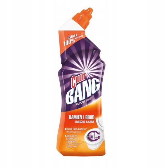 Cillit Bang Gel Toilette Anti-calcaire et Antirouille 750 ml ...