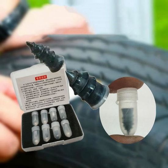 KIT REPARATION PNEU,--Clou En Plastique Pour Réparation De Pneus, Vis ...