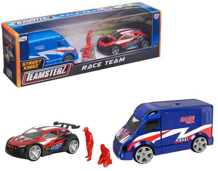 Voiture de course rouge - HTI - Teamsterz Racing car rouge + véhicule ...