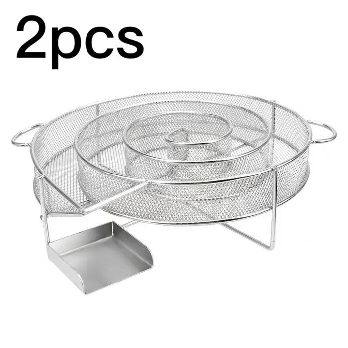 Boîte à fumer en copeaux de bois de pomme de poisson de bacon de stade ...