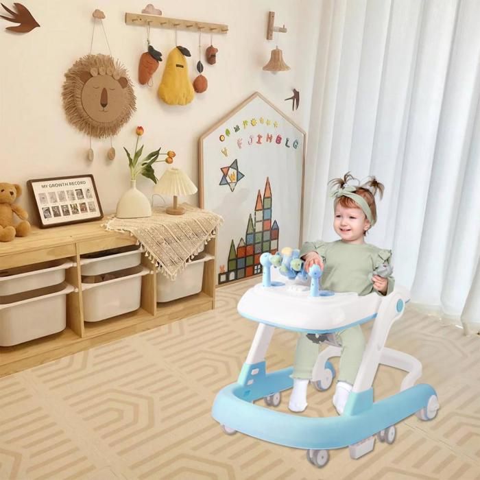 SUPFINE Marchette Trotteur Pousseur bébé 2-en-1 évolutif - Pliable ...